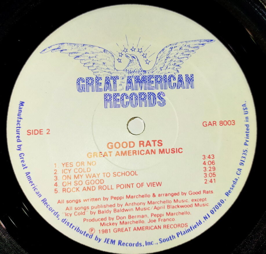 KISS LP Bruce Kulick – Good Rats: Geat American Music (USA ...